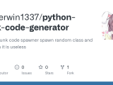 Github Neverwin1337 Python Junk Code Generator Python Junk Code