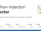 Github Python Injector Injector Python Dependency Injection