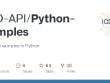Github Icd Api Python Samples Icd Api Samples In Python