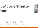 Github Jaque1code Menu Python