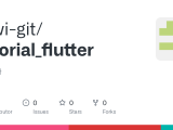Github Wiwi Git Tutorial Flutter 공부하자