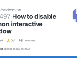 How To Disable Python Interactive Window Microsoft Vscode Python