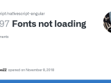 Fonts Not Loading Issue 1597 Nativescript Nativescript Angular