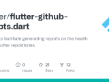 Github Flutter Flutter Github Scripts Dart Scripts To Facilitate