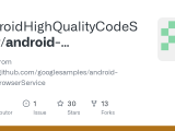 Github Androidhighqualitycodestudy Android Googlesample
