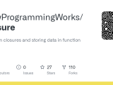 Github Howprogrammingworks Closure Function Closures And Storing