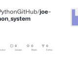 Github Joepythongithub Joe Python System