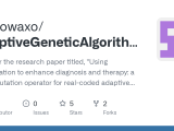 Github Maxowaxo Adaptivegeneticalgorithmcode Code For The Research