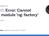 Error Cannot Find Module Ng Factory Issue 3149 Angular Angular