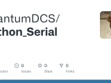 Github Quantumdcs Python Serial