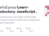 Github Bedellsepoxy Learn Introductory Javascript By Building A