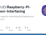 Github Birchjd Raspberry Pi Python Interfacing Example Code For