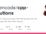 Github Luyencode Cpp Solutions Sж U Tбє M Tб Ng Hб јp Lб ќi Giбєјi 1000 Bг I