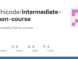 Github Harshicode Intermediate Python Course An Intermediate Python