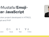 Github Amirmustafa Emoji Picker Javascript Emoji Picker Project