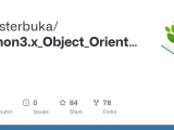 Github Kelasterbuka Python3 X Object Oriented Programming