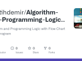 Github Fdfatihdemir Algorithm And Programming Logic With Flow Chart