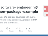 Github Nyu Software Engineering Python Package Example An Example Of