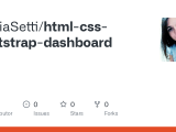 Github Giuliasetti Html Css Bootstrap Dashboard