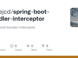 Github Codejcd Spring Boot Handler Interceptor Spring Boot Handler