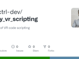 Github Alt Ctrl Dev Unity Vr Scripting Journey Of Vr Code Scripting