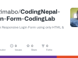 Github Multimabo Codingnepal Login Form Codinglab Create A
