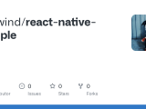 Github Tinywind React Native Sample