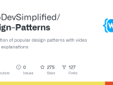 Github Webdevsimplified Design Patterns A Collection Of Popular