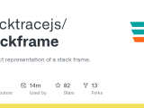Github Stacktracejs Stackframe Js Object Representation Of A Stack