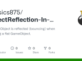 Github Physics875 Objectreflection In Unity 2d A Gameobject Is