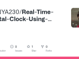 Github Ganya230 Real Time Digital Clock Using Arduino And Rtc Module