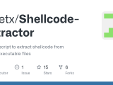 Github Neetx Shellcode Extractor Python Script To Extract Shellcode