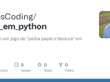Github Salescoding Jogo Em Python Fazendo Um Jogo De Pedra Papel E