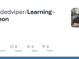 Github Cloudedviper Learning Python