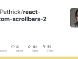 Github Robpethick React Custom Scrollbars 2