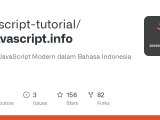 Github Javascript Tutorial Id Javascript Info Tutorial Javascript