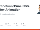 Github Frontendfunn Pure Css Loader Animation Pure Css Loader Animation