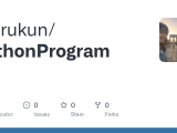 Github Arurukun Pythonprogram