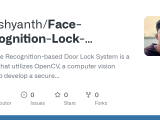 Github Dhashyanth Face Recognition Lock Sysytem Using Raspberry Pi