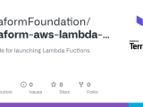 Github Terraformfoundation Terraform Aws Lambda Function A Module