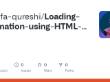Github Afeefa Qureshi Loading Animation Using Html Css