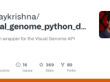 Github Ranjaykrishna Visual Genome Python Driver A Python Wrapper