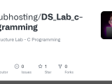 Github Githubhosting Ds Lab C Programming Data Structure Lab C