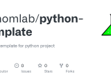 Github Venomlab Python Template Linting Template For Python Project