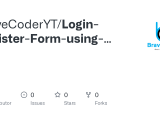 Github Bravecoderyt Login Register Form Using Php Mysql