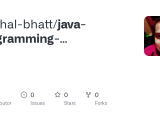 Github Nischal Bhatt Java Programming Masterclass