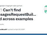 Can T Find Messagesrequestbuildergetrequestconfiguration Used Across