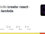 Github Esplintk Create React App Lambda