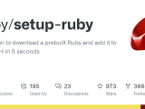 Github Ruby Setup Ruby An Action To Download A Prebuilt Ruby And Add