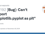 Bug Can T Import Matplotlib Pyplot As Plt Issue 29192